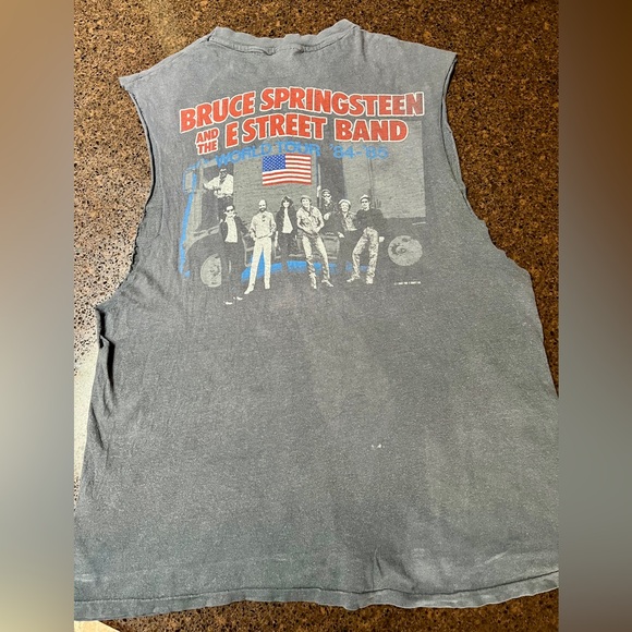 Hanes | Shirts | Bruce Springsteen Graphic Muscle Tee | Poshmark